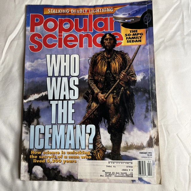 POPULAR SCIENCE MAGAZINE Iceman Medicine Technology Computers February ...