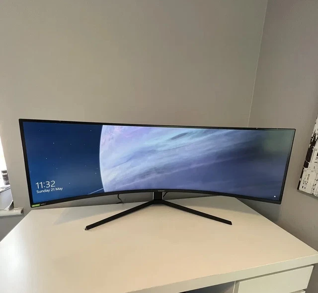 SAMSUNG ODYSSEY G9 49 inch Widescreen QLED Monitor (White ...