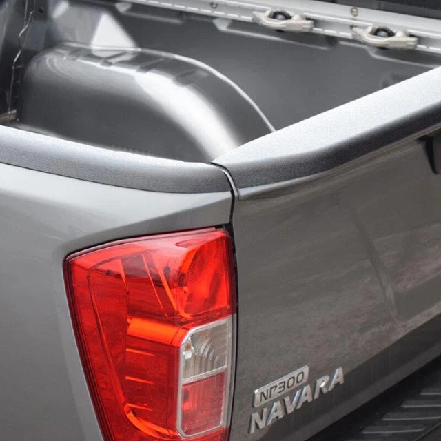 NISSAN NAVARA NP300 Double Cab 2016-2021 Load Bed Rail Caps / Tailgate ...