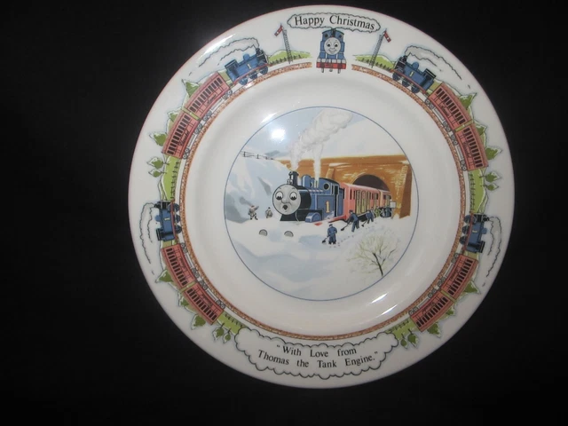 WEDGWOOD CHRISTMAS PLATE Thomas The Tank Engine & Friends,25 cm ,great ...