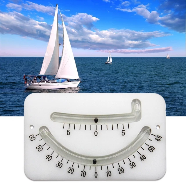 MARINE CLINOMETER FÜR Segelboote Fischerboote genaue Winkelmessung EUR 23,59 - PicClick DE