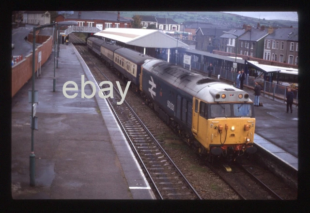 ORIGINAL 35MM SLIDE-CLASS 50 -50031 'Hood' at Caerphilly w/15:15 ...