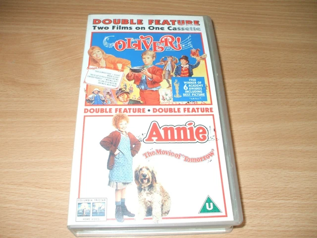 DOUBLE FEATURE VHS Oliver and Annie £1.75 - PicClick UK
