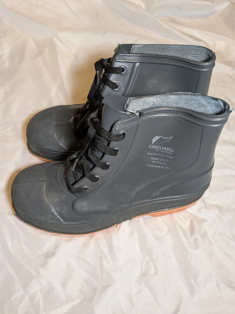 ONGUARD INDUSTRIES STEEL Toe Boots With Steel Shank Size 7 Made In The ...