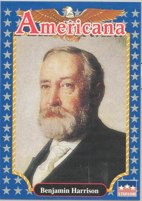 BENJAMIN HARRISON, 23ÈME. Président des États-Unis, #62 - 1992 Americana - 99 cents/carte EUR 0 ...