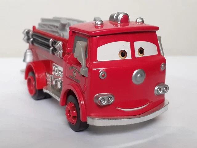 DISNEY PIXAR CARS Red Fire Truck Diecast 1:55 Disney Pixar Movie £8.00 ...