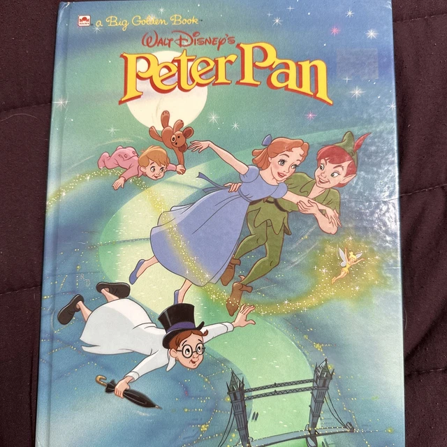 WALT DISNEY'S PETER Pan 1989 hard cover A Big Golden Book £3.73 ...