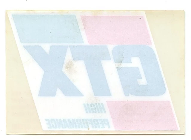 VINTAGE CASTROL GTX motor oil window sticker from 1960s £4.99 - PicClick UK