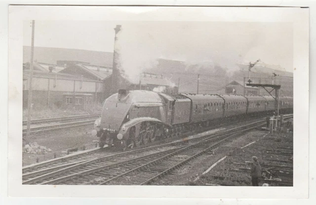 LNER ENGINE #4498 - Gresley Pacific - c1930s era postcard size ...