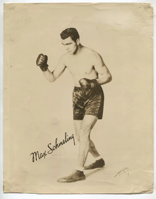 MAX SCHMELING 1929 Original Boxer Portrait Photo WW2 German Sports ...