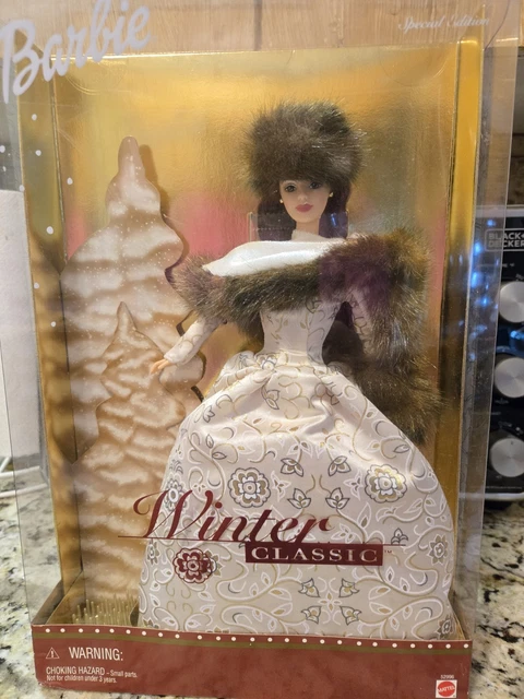 WINTER CLASSIC BRUNETTE Barbie Doll Special Edition NRFB Mattel FREE ...