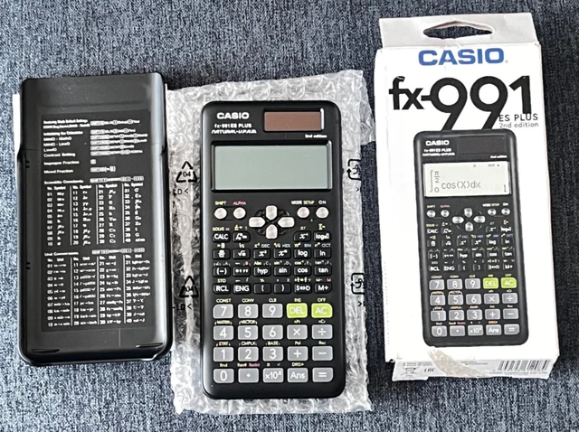 CASIO FX-991 ES PLUS 2nd edition Scientific Calculator - Black £26.68 - PicClick UK