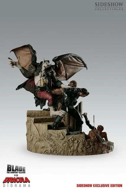 ULTRA RARE SIDESHOW BLADE VS DRACULA EXCLUSIVE DIORAMA MARVEL 90101 new ...