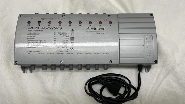 PREISNER SAT BASIS - Verstärker MSV926NG EUR 45,00 - PicClick DE