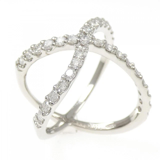 AUTENTICO ANELLO CON diamanti PT900 1,00 CT #230-000-099-7415 EUR 995 ...