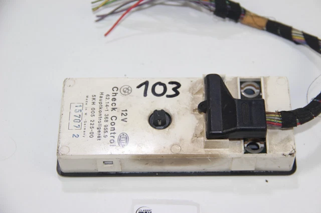 ORIGINAL BMW E30 M3 325i Check Control Hella allemand 1368955 CC OEM ...