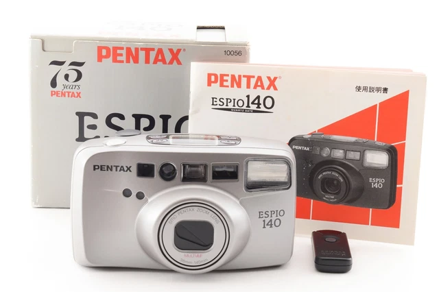PENTAX ESPIO 140 Point & Shoot 35mm Compact Caméra à Film Avec / Boîte ...