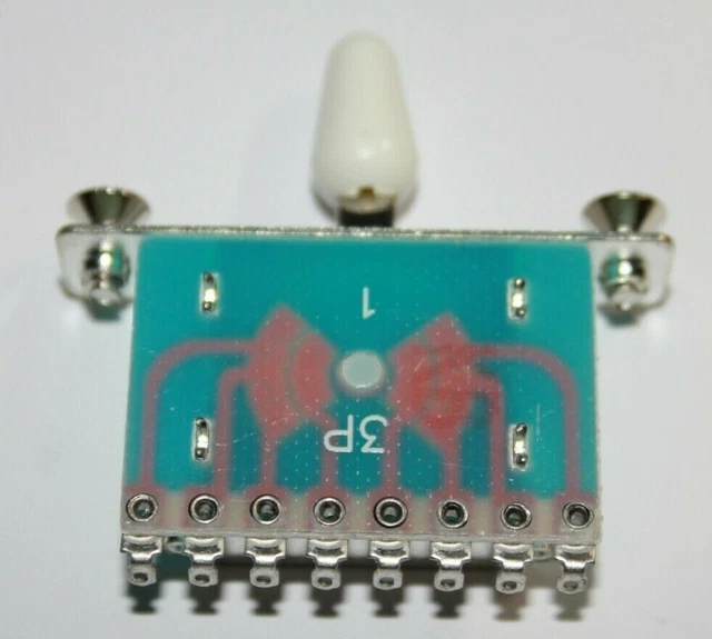 3 WEG SCHALTER switch Tele Strat E Gitarre 8 polig Umschalter PU Pickup ...
