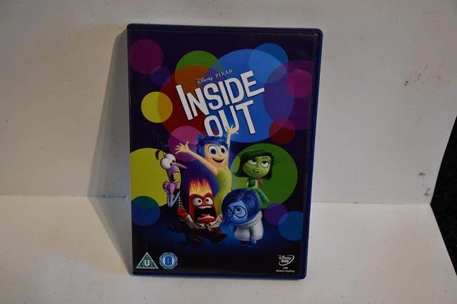 INSIDE OUT Pixar Dvd - Region 2 English Walt Disney Free Post £3.99 ...