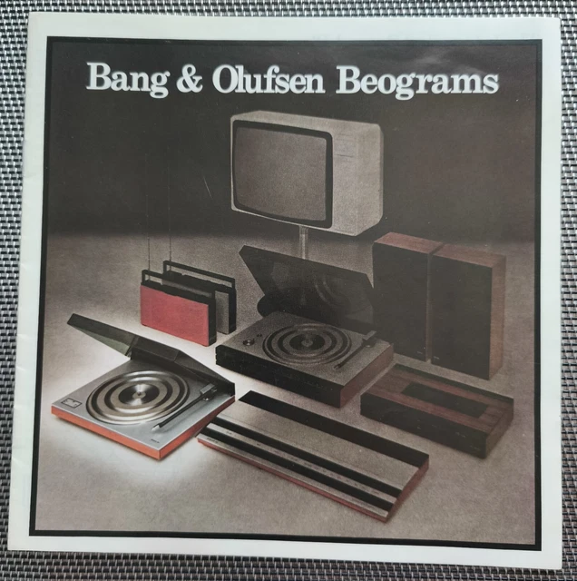 GENUINE BANG & Olufsen Beogram 1100, 3400, 4002, 6000 Brochure £8.50 ...