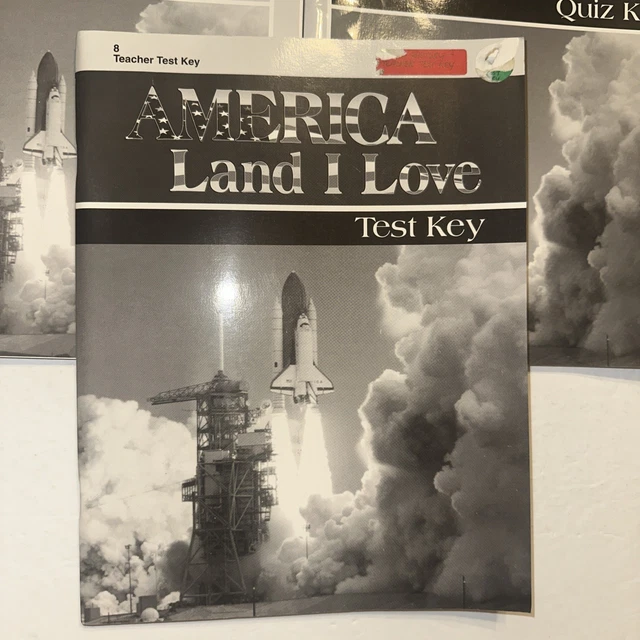 ABEKA AMERICA LAND I Love Student Quizzes Test Key Quiz Key 8th Grade ...