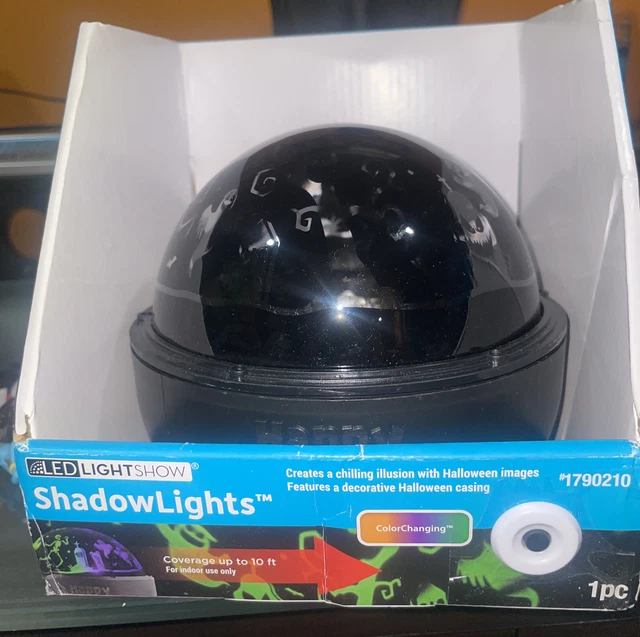 GEMMY LED LIGHT Show Projection Shadow Lights Rotating Halloween Ghosts ...