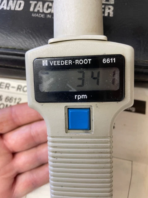 VEEDER-ROOT HAND TACHOMETER Digital 6611 Tester RPM $99.00 - PicClick CA