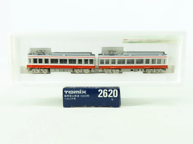 N TOMIX 2620 Hakone Tozan Railway "Bernina" 1000 Series 2-Unit Electric ...