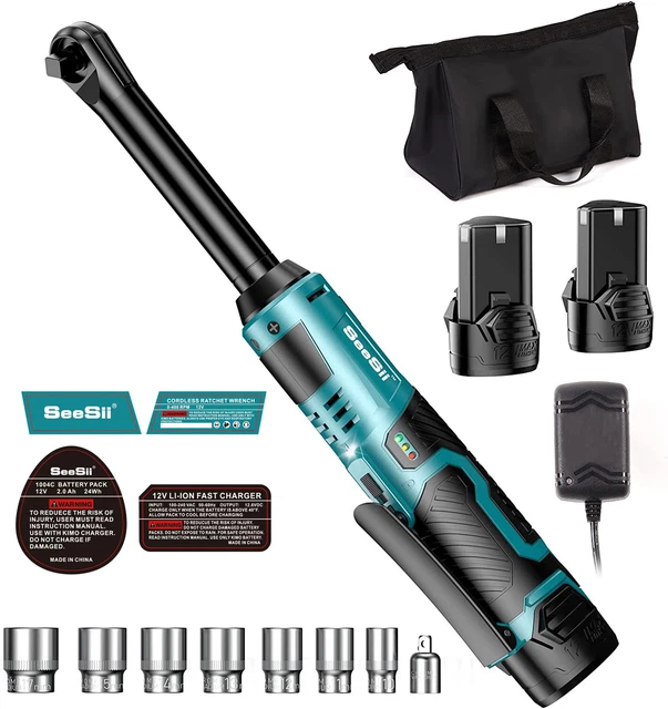 SEESII 3/8'' AKKU-RATSCHE 40Ft-lb Ratschenschlüssel Elektrische ...