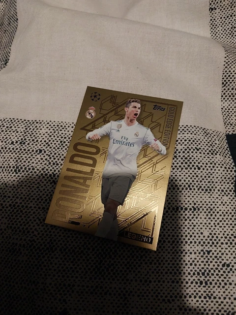 GOLD EDGE EDITION Cristiano Ronaldo Match Attax 2024/2025 Real Madrid ...