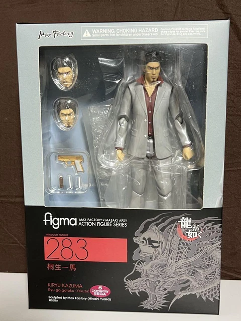 FIGMA RYU GA Gotoku Yakuza Kazuma Kiryu Figura #283 Max Factory JP EUR ...