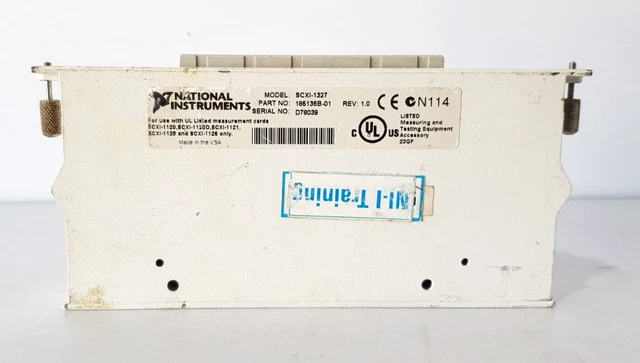 NATIONAL INSTRUMENTS HIGH Voltage Attenuator Scxi-1327 185136B-01 Rev ...