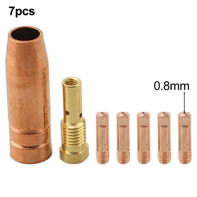BRASS CONTACT TIPS Kit for MIG Welding with Compatible Easy Weld Models ...
