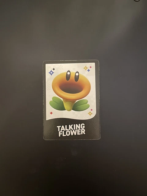 SUPER MARIO BROS. Wonder Card - Talking Flower Walmart Exlusive Limited ...