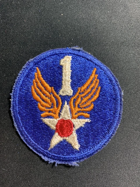ORIGINAL WW2 U.S. Army Air Forces 1st Air Force Uniform Patch, VG £11. ...