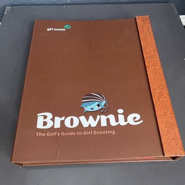 GIRL SCOUT HANDBOOK Brownie Binder 16 Badge Sheets Elf Sticker £34.51 ...