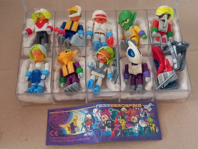 KINDER FERRERO SORPRESINE Serie Completa Ferraero Space Crew +1 Cartina ...