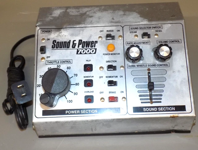 MRC SOUND & Power Model 7000 DC Power Supply Hobby Train Transformer ...