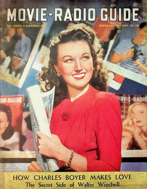 MOVIE-RADIO GUIDE NOV 22 1941 FR £14.75 - PicClick UK