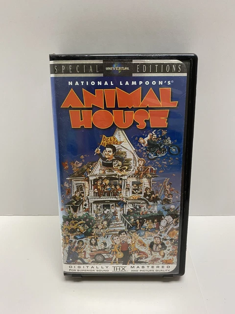 UNIVERSAL SPECIAL EDITION Animal House VHS Movie 1998 Digitally ...