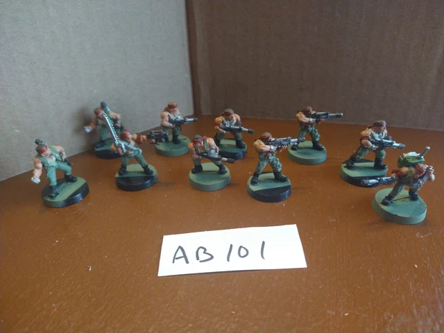 AB101 WARHAMMER 40K Imperial Guard Catachan Jungle Fighters lot Astra ...