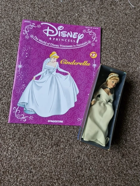DEAGOSTINI DISNEY PRINCESS Porcelain Doll Cinderella with Magazine EUR ...