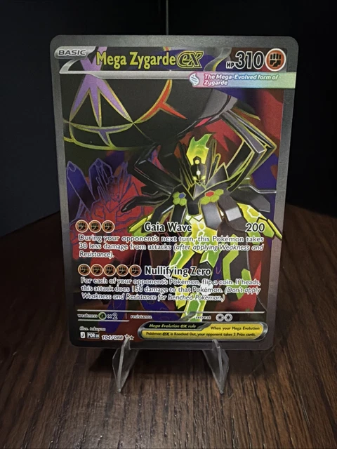 POKÉMON TCG MEGA Zygarde EX 104/088 Perfect Order Rare English 310HP £9 ...