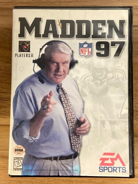 SEGA GENESIS MADDEN NFL '97 authentique EA SPORTS 1996 John Madden ...
