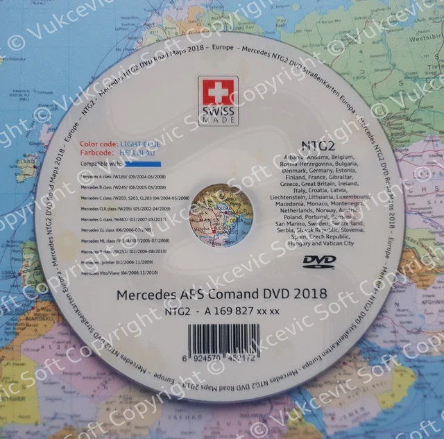 MERCEDES APS COMAND NTG2 Update DVD 2018 EUR 27,00 - PicClick FR