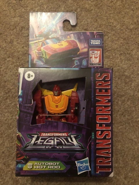 HASBRO TAKARA TOMY Transformers Legacy Core Hot Rod Action Figure NIB £ ...