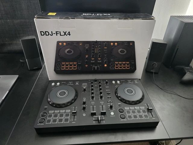 PIONEER DJ DDJ-FLX4 Double Deck Controller - Black PRISTINE £229.48 ...
