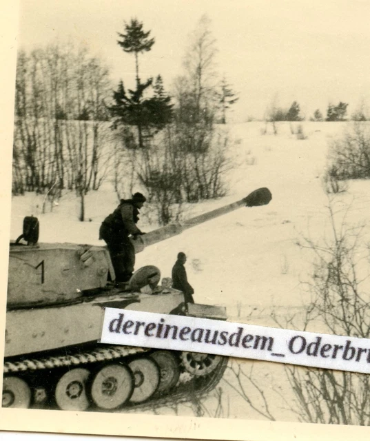 K23 FOTO WH Panzerkampfwagen VI Tiger schwere Panzer Abt. 502 Febr. 43 ...