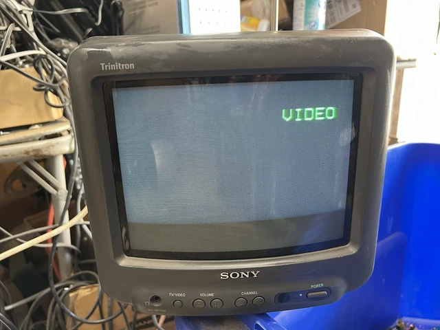 VINTAGE SONY TRINITRON Gaming CRT TV 9" KV-9PT20 - No Remote - £175.56 ...
