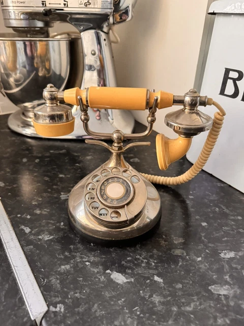 VINTAGE ROTARY DIAL telephone £29.99 - PicClick UK